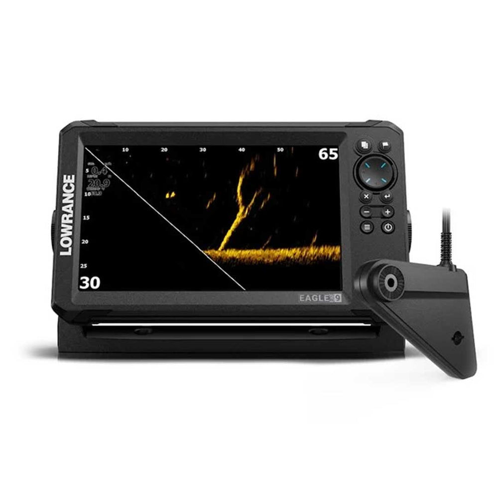 Lowrance Eagle Eye 9" Deluxe Ice Bundle with Clam Shuttle and Lamour P ...