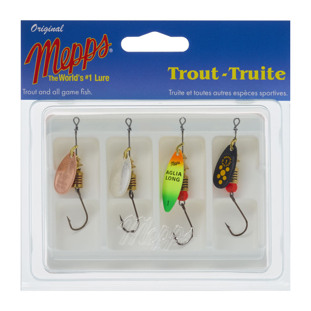 Mepps 4-Pack Trouter Kit Siwash - Tackle Depot