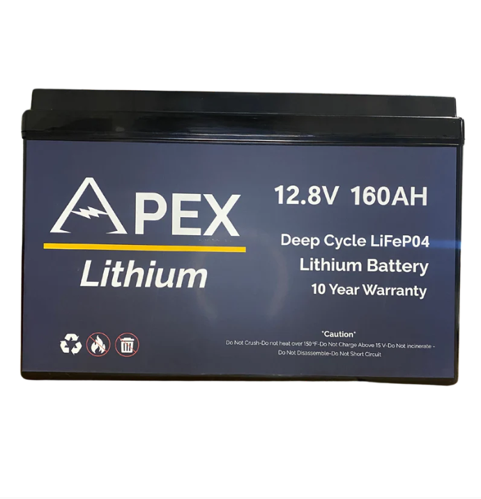 Apex Lithium Batteries 12V 160AH Group 31 - Tackle Depot