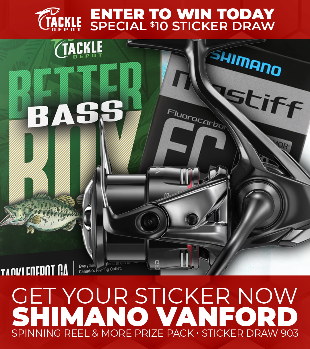 Tackle Depot Sticker Draw 903 - Tackle Depot