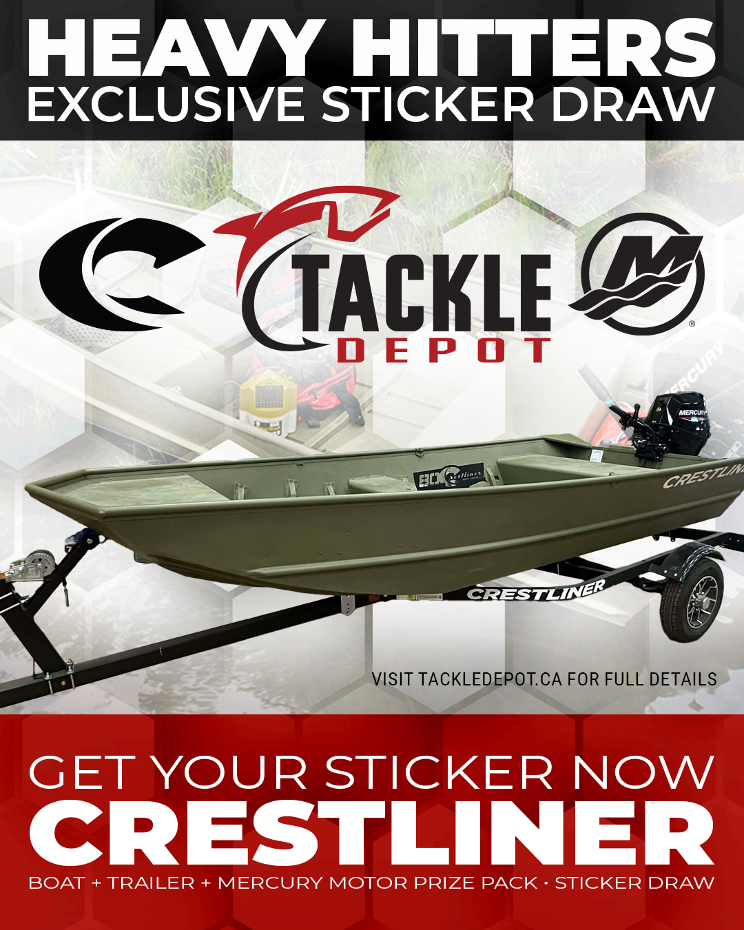 Stickers 501 to 750 - Stickers Tackle Depot Heavy Hitters Boat Package ...