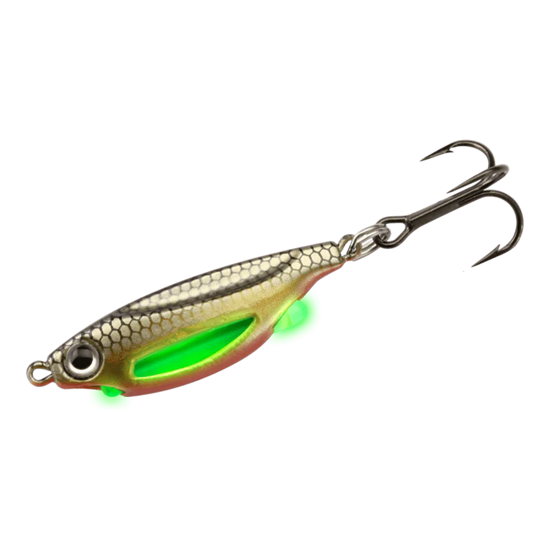 13 Fishing Flash Bang Jigging Rattle Spoon with Glow Sticks - Tackle Depot