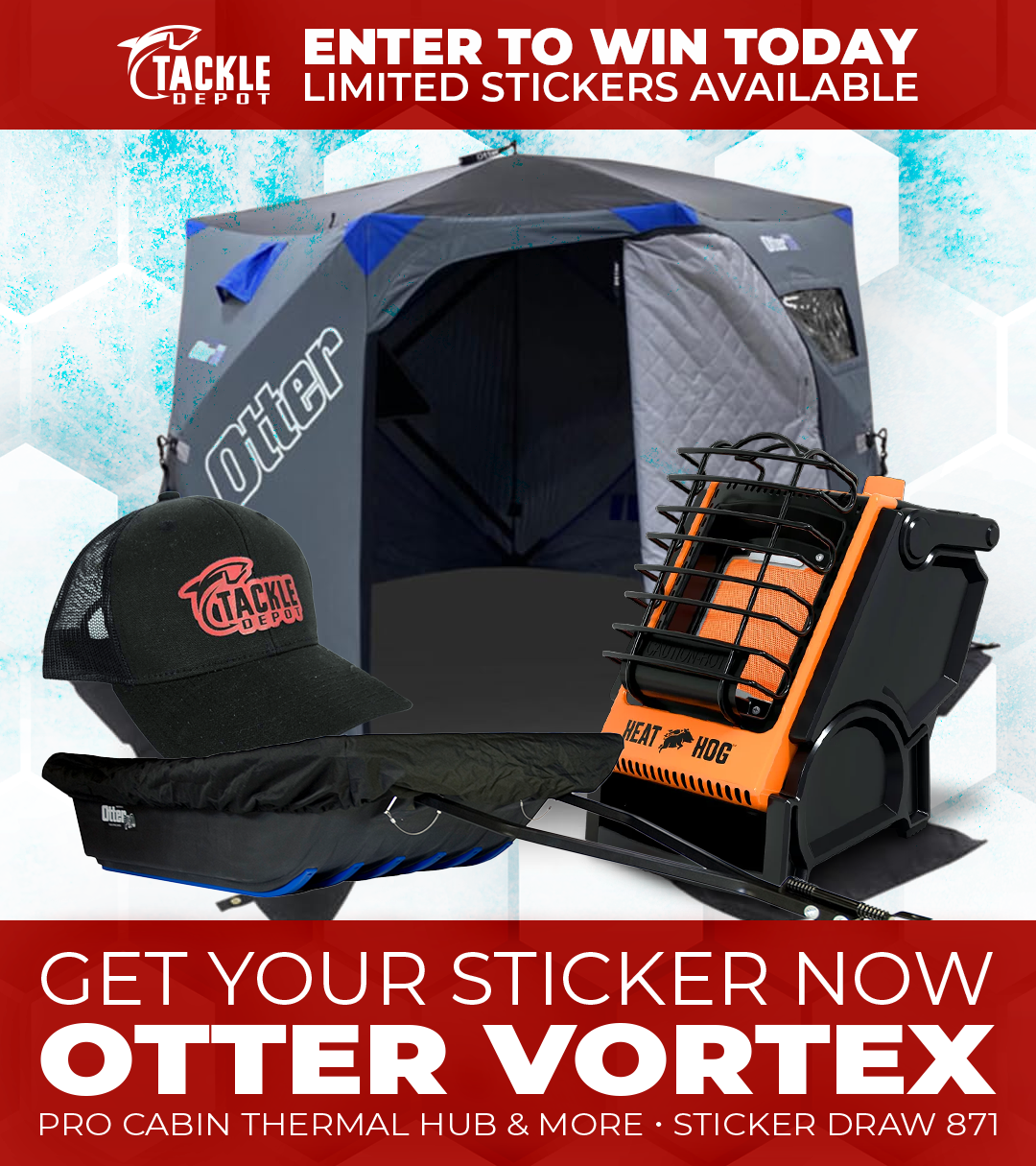 Tackle Depot Sticker Draw 871 - Tackle Depot